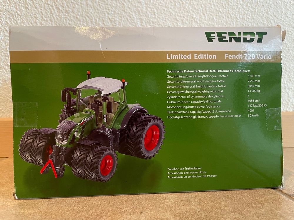 SIKU Fendt 720 Vario mit Doppelbereifung | Kaufen auf Ricardo