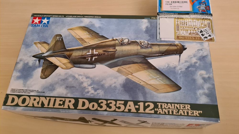 1:48 Dornier Do 335 A-12 Anteater mit Zubehör - Tamiya 61076 (Neu ...