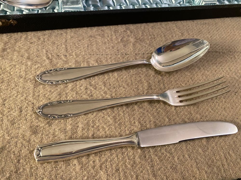 Silberbesteck Berndorf 24- teilig- Jugendstil (Gebraucht) in Zürich für CHF 92 – mit Lieferung ...