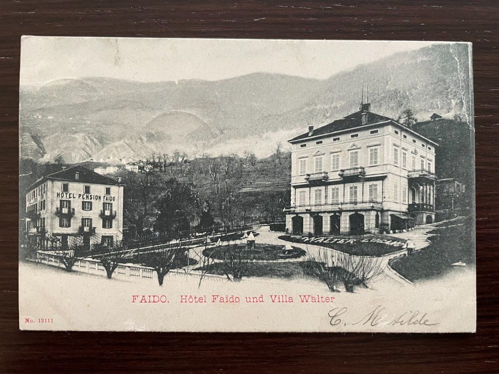 FAIDO Hotel Pension Faido und Villa Walter, 1902 (Gebraucht) in Wald ZH ...