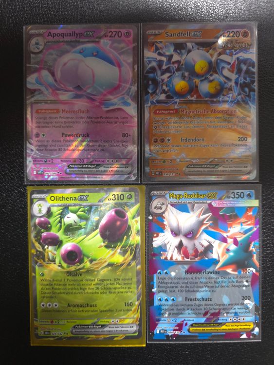 Pokémon Karten Lot – 10× EX / Mega-EX – deutsch & japanisch (Gebraucht ...