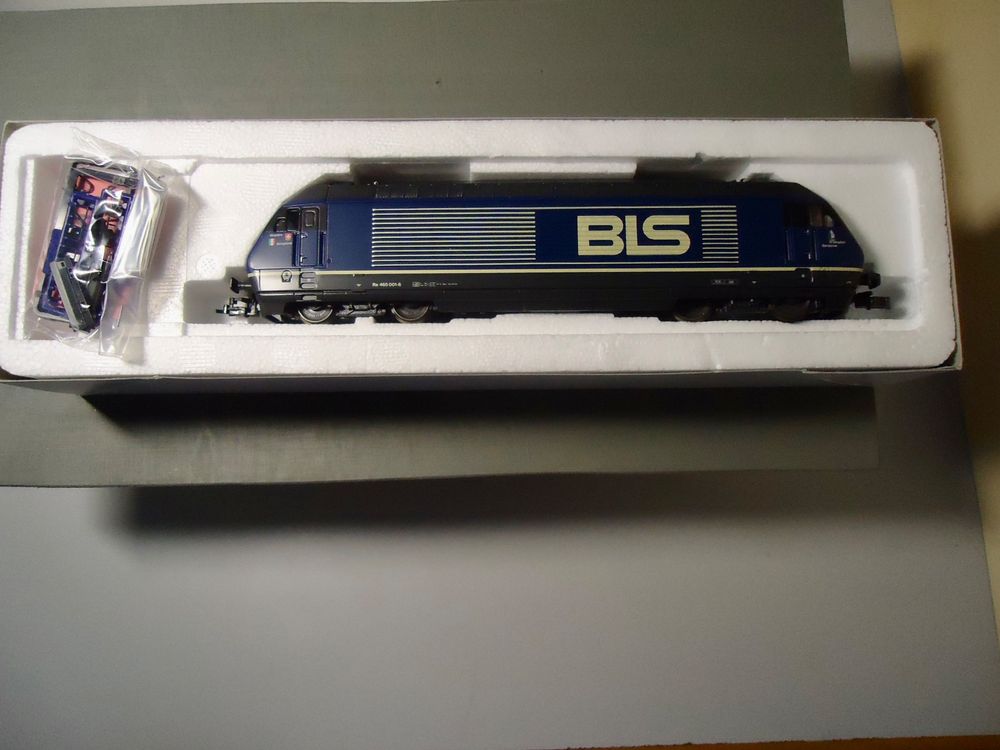 Roco 43953.1 E-Lok Re 465 001-6 der BLS H0 DC Dummy ( 79 ) (Gebraucht ...
