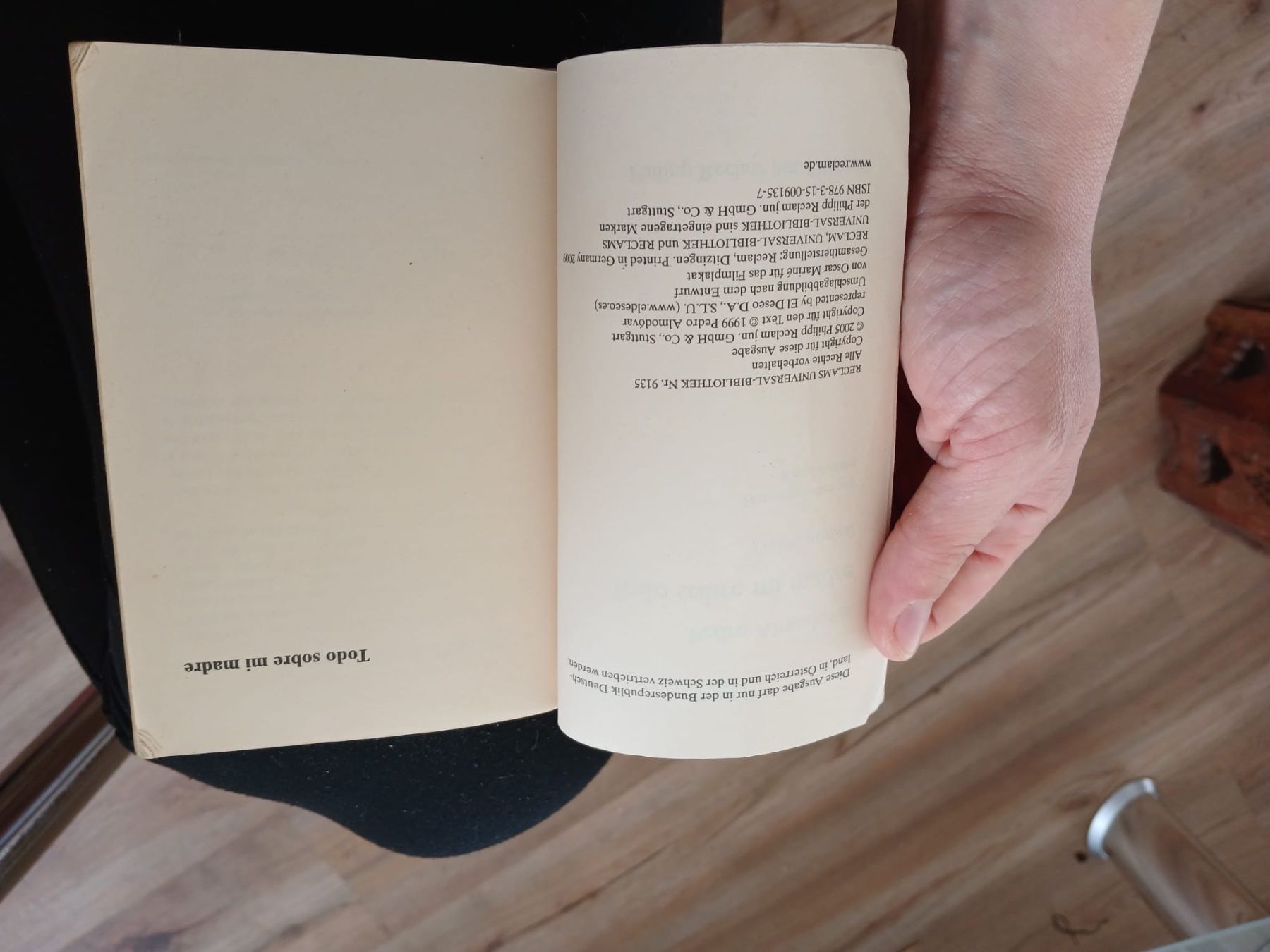 Pedro Almodóvar "Todo sobre mi madre" (Usato) a Ostermundigen per CHF 5 ...