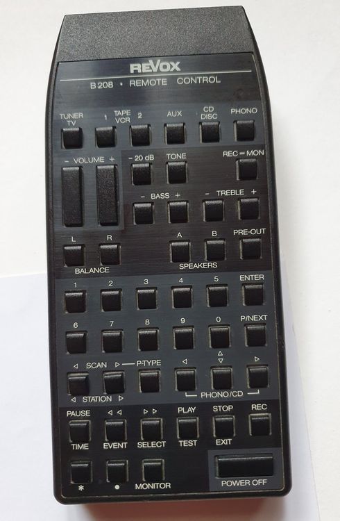 Revox B208 Remote Control (Gebraucht) in Schaffhausen für CHF 125 – mit ...