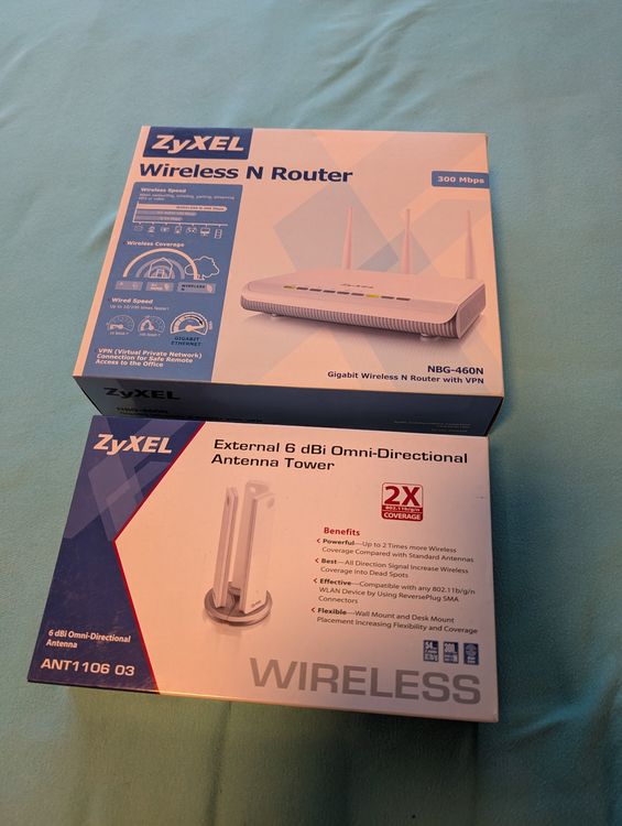 Zyxel Wireless N Router, mit 3 externen Antennen (Gebraucht) in Seengen ...