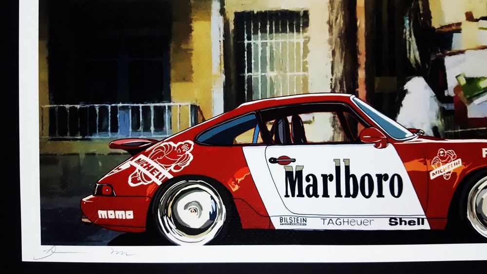 Death NYC Graffiti Pop Art Druck " Porsche 911 in the City (Neu (gemäss ...