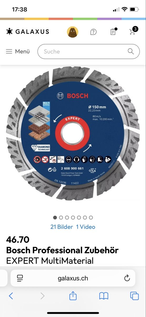 Bosch GNF 35 CA Mauernutfräse inkl. Koffer und Zubehör! (Gebraucht) in ...