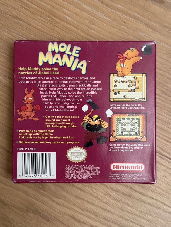 Mole Mania GB USA-Version *sehr gut* (Gebraucht) in Ebmatingen für CHF ...