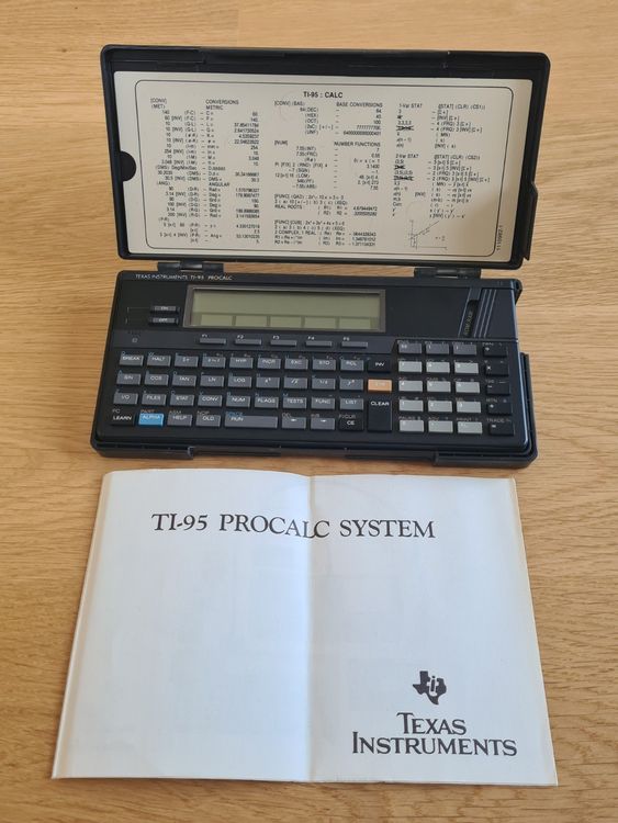 Vintage Texas Instruments TI-95 procalc Taschenrechner 1986 (Gebraucht ...
