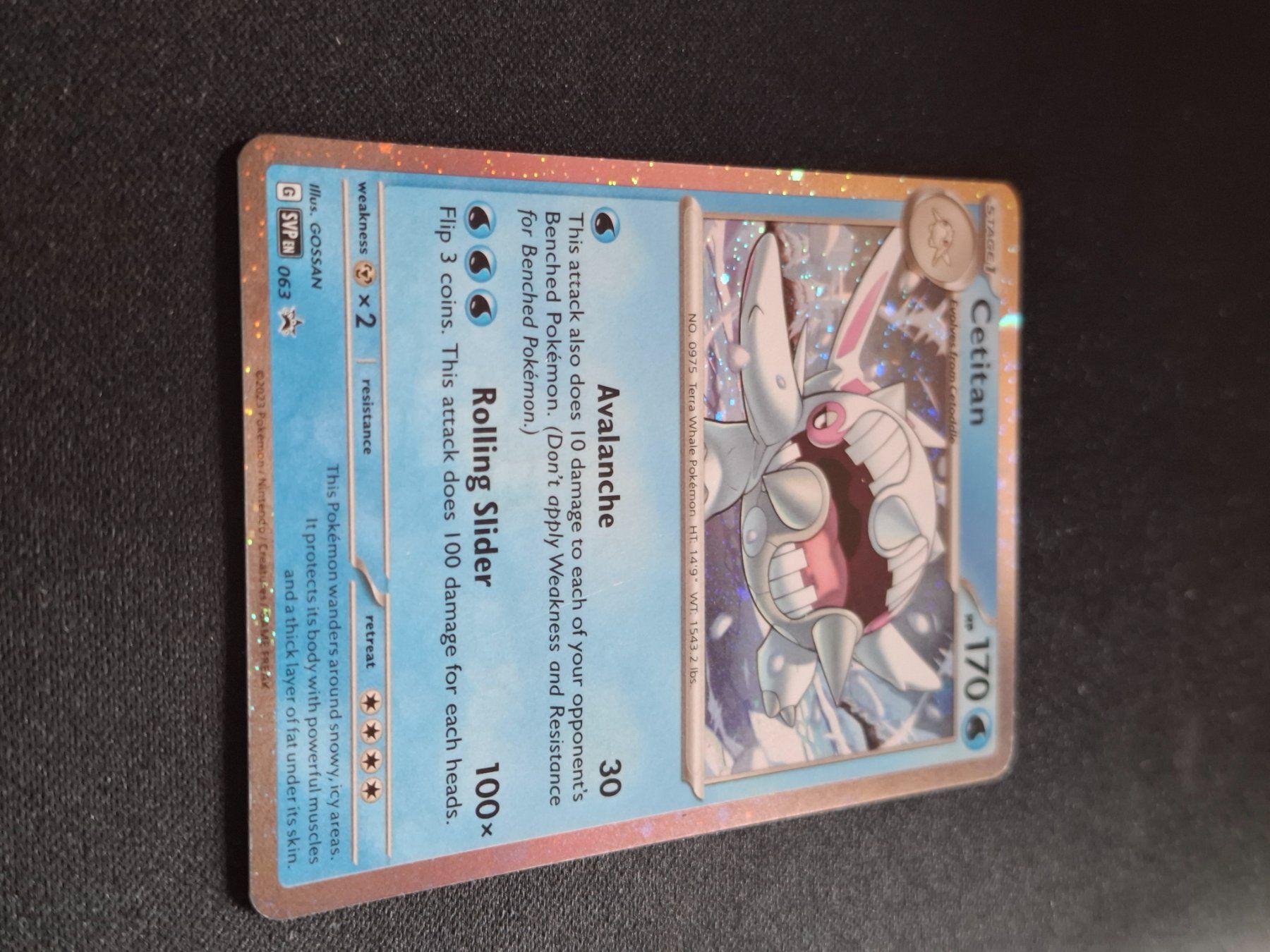 Pokemon Cetitan Cosmos Holo 063 Black Star Promo (Neu (gemäss ...