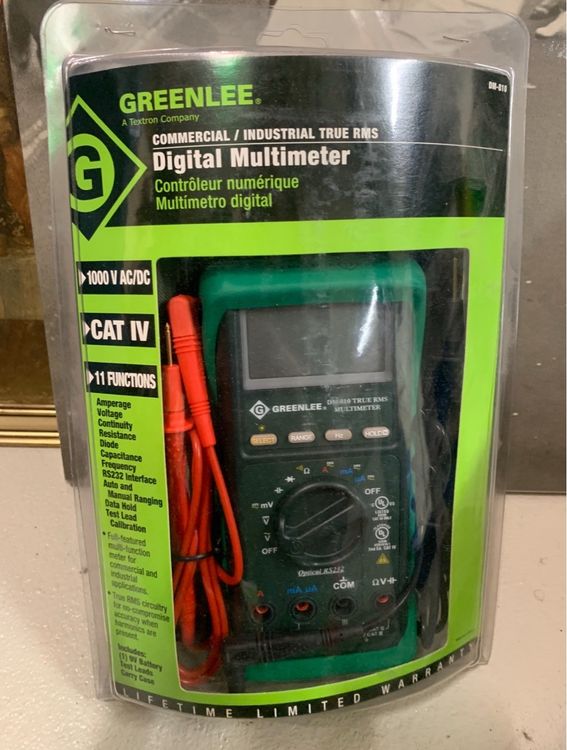 Greenlee DM-810 True RMS Digital Multimeter, CAT IV, neu (Neu und ...