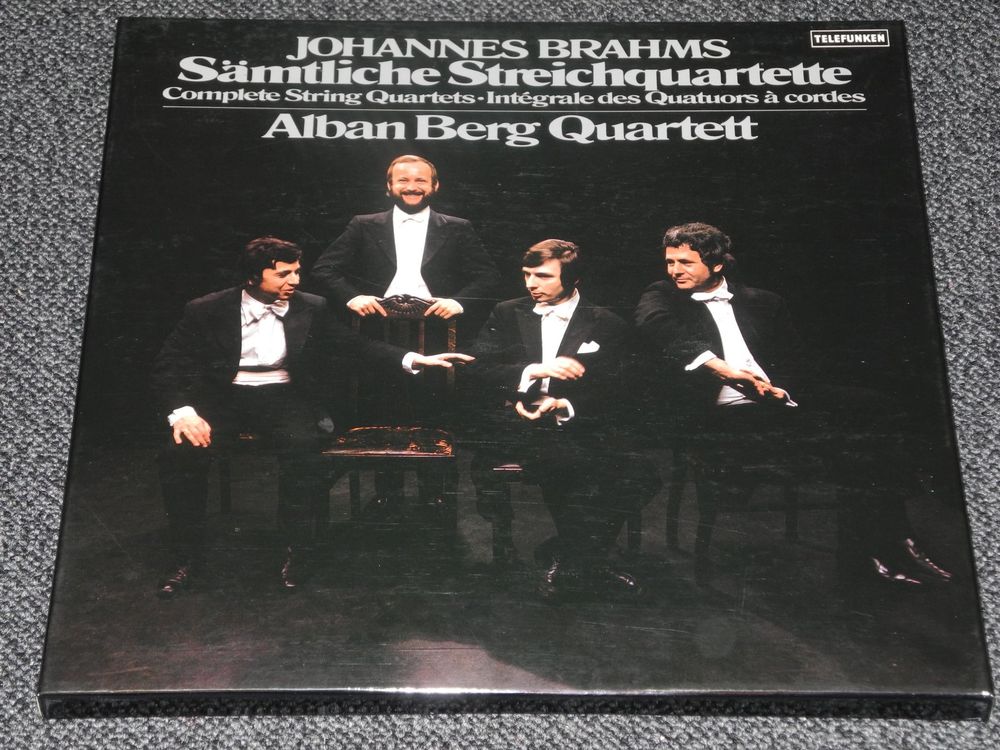 BRAHMS: ALLE STREICHQUARTETTE – ALBAN BERG QUARTETT- TELEFUN | Kaufen ...