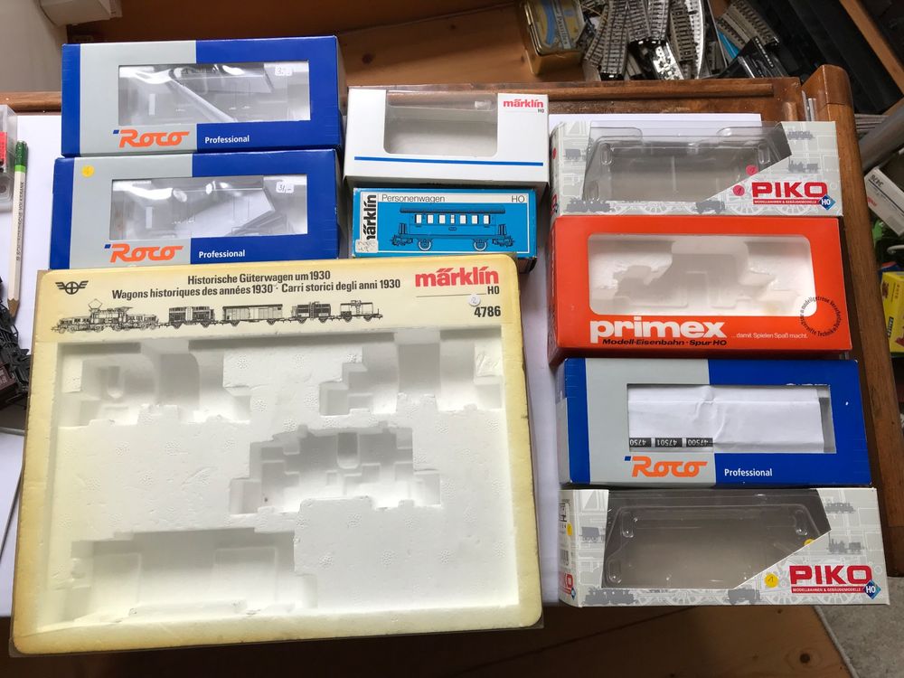 leerpackungen von roco, piko und märklin (Gebraucht) in liestal für CHF 9.9 – mit Lieferung auf ...