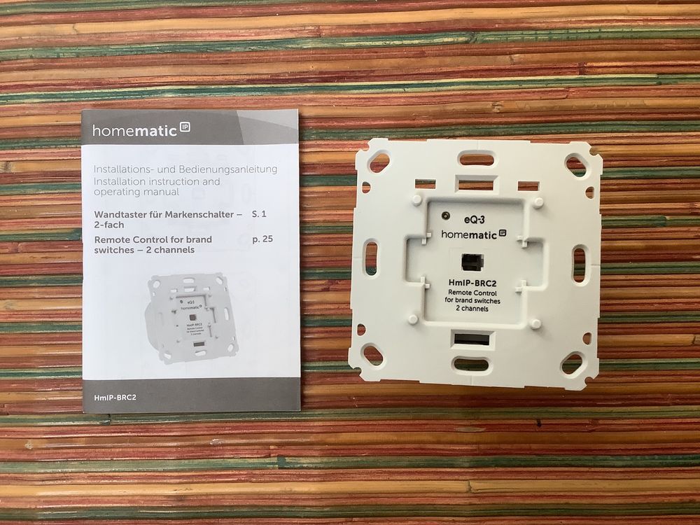 HomeMatic Wandtaster für Markenschalter HmIP-BRC2 | Kaufen auf Ricardo