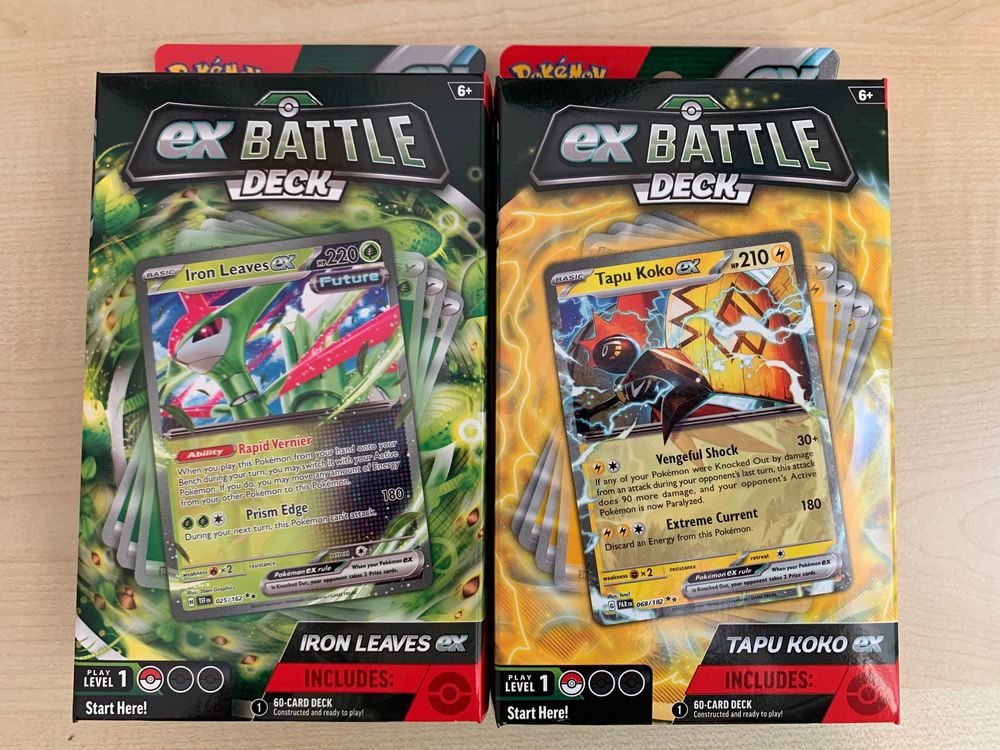 Pokemon ex Battle Decks: Iron Leaves + Tapu Koko! Neu (Neu und ...