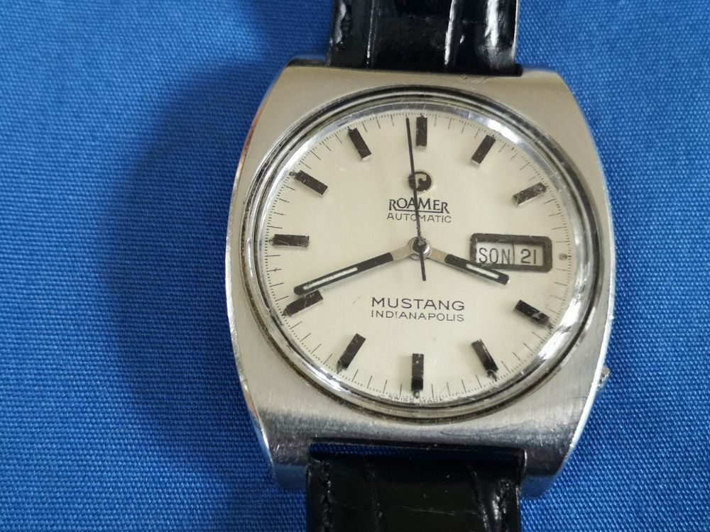Roamer Mustang Indianapolis *Vintage Herrenuhr aus den 70ern (Gebraucht ...