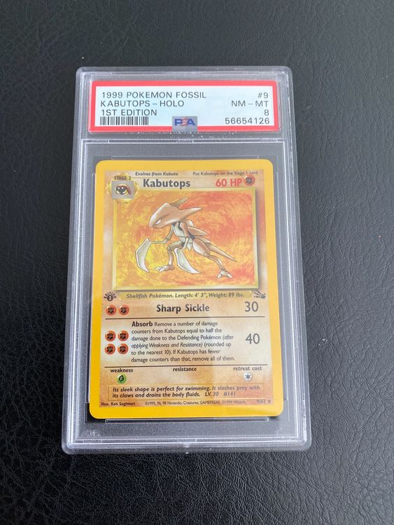 Pokemon Kabutops 1.Edition Holo PSA 8 (Gebraucht) in Amriswil für CHF 137 – mit Lieferung auf ...