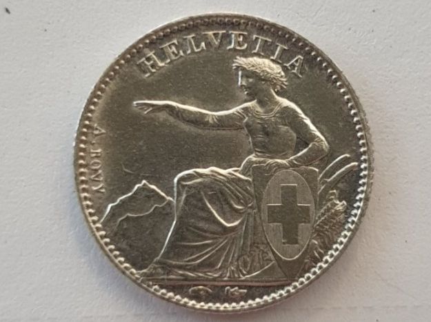 50 Rappen 1850 in Top Erhaltung! Silber (Gebraucht) in Biel/Bienne für CHF 345 – mit Lieferung ...