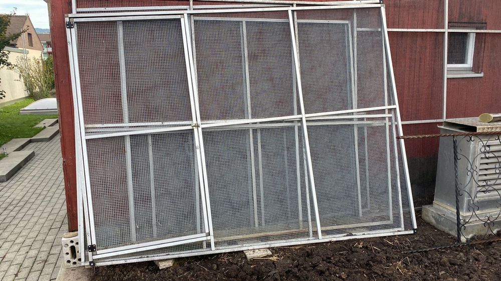 Kleintier-Aussengehege-Gitter mit Tür (Voliere) (Gebraucht) in für CHF ...