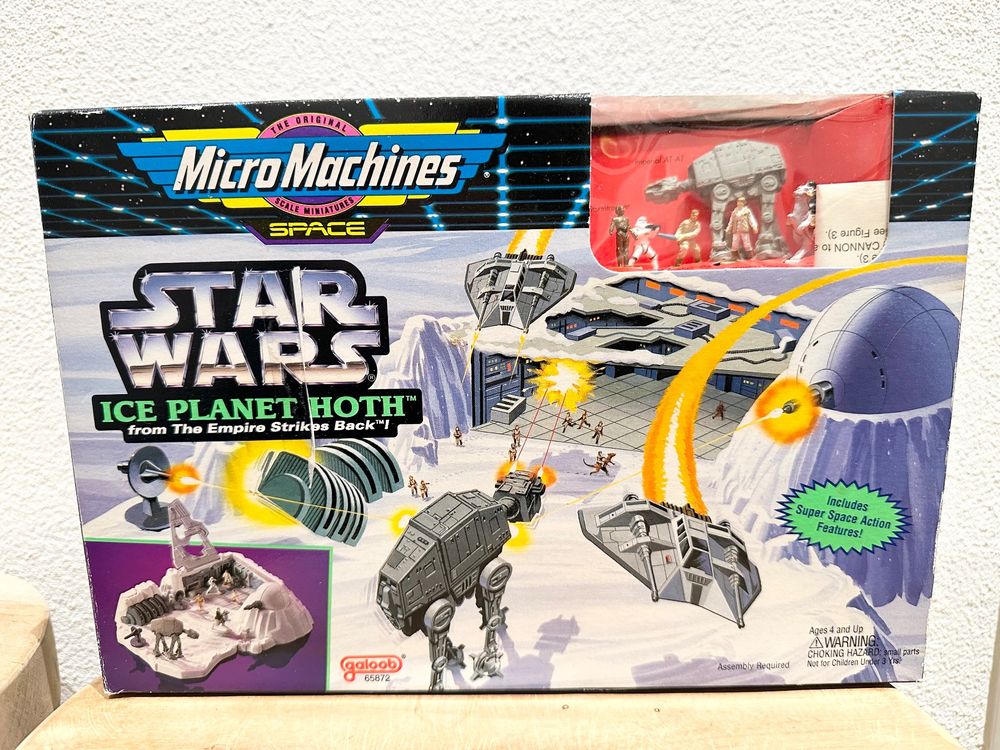 Neu galoob rar Micro Machines Star Wars ICE PLANET HOTH 1993 (Neu und ...
