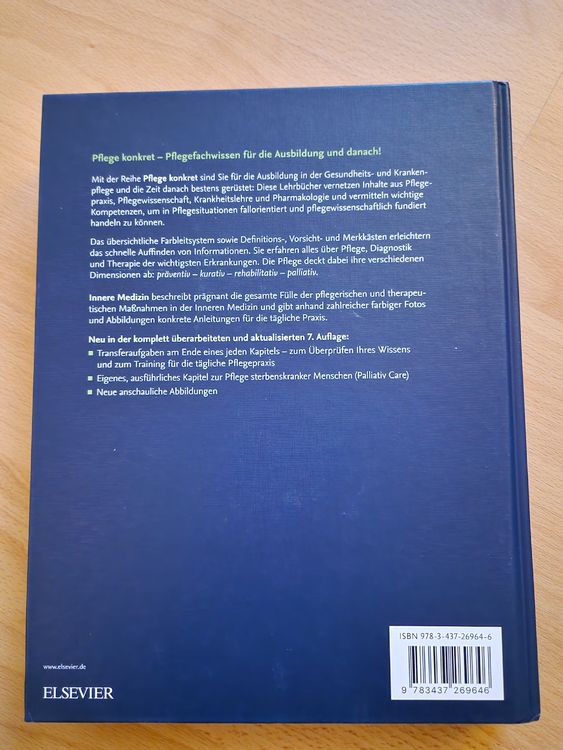 Fachbuch Pflege Konkret Innere Medizin (Gebraucht) in Meiringen für CHF 10 – mit Lieferung auf ...