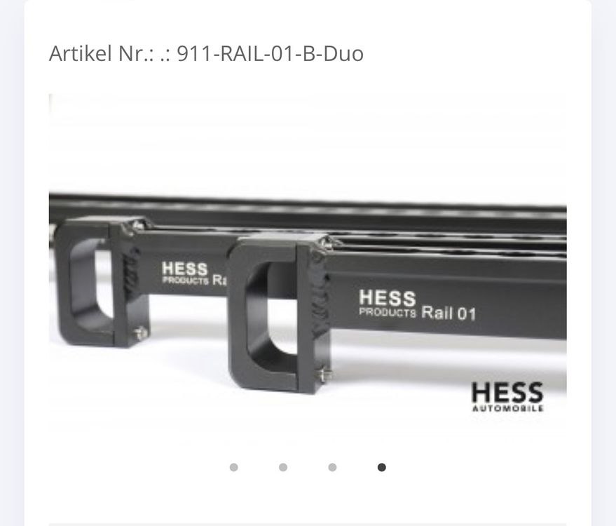 HESS Rail 01 2er-Set für den Fahrradträger VW T5/T6/T6.1 (Gebraucht) in Lohn SH für CHF 190 ...