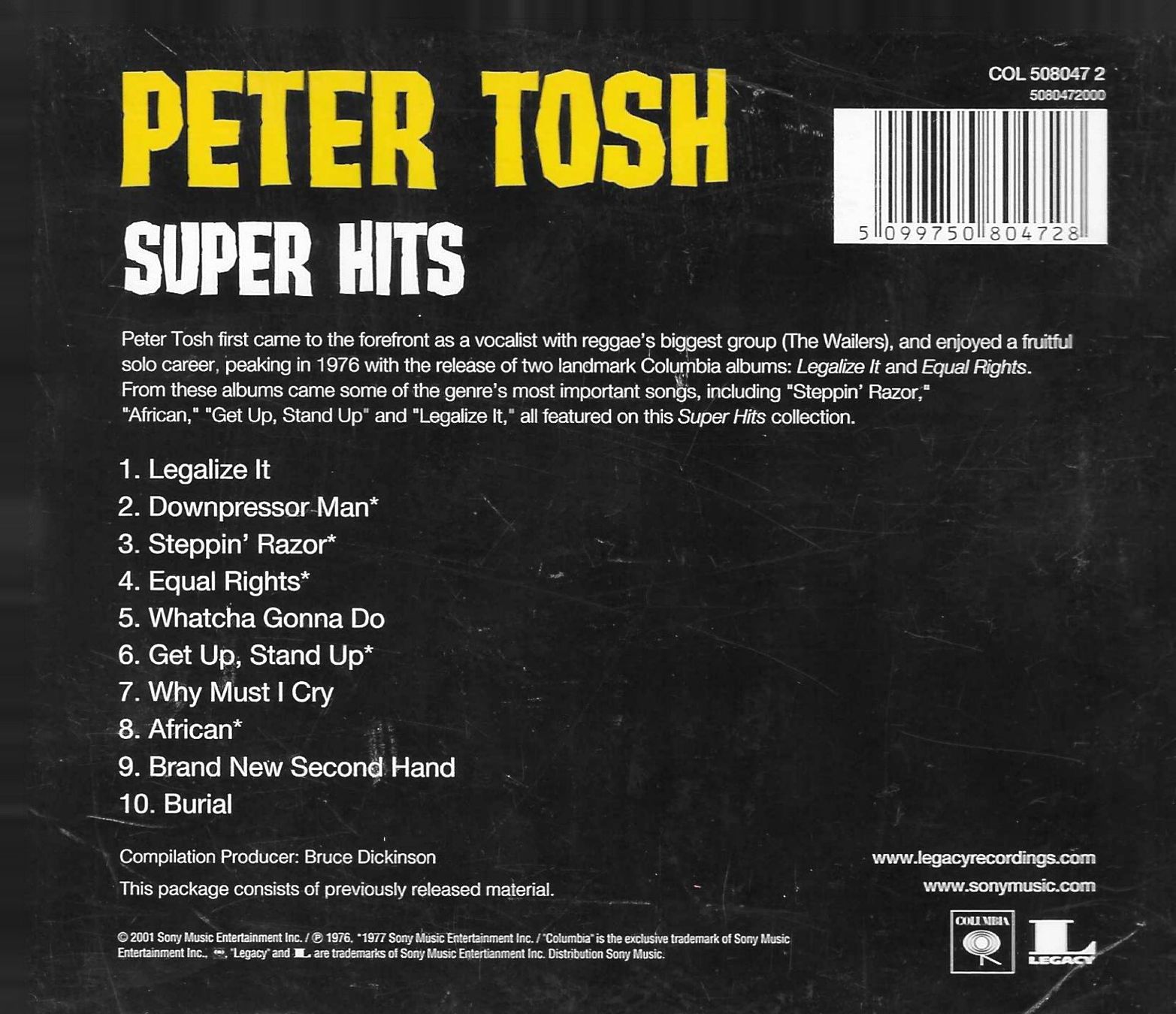 Peter Tosh - Super Hits (Gebraucht) in Savagnier für CHF 3 – mit ...