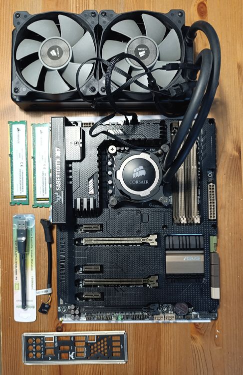Mainboard ASUS sabertooth Z87/ i7 4770 / 16gb ram (Gebraucht) in ...