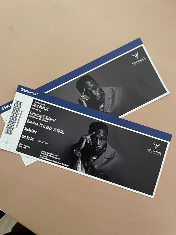 Joey Badass Konzerttickets | Kaufen auf Ricardo Joey Badass Konzerttickets | Kaufen auf Ricardo
