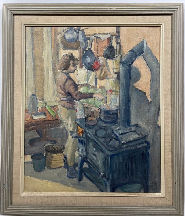 Gemälde von einer Dame Monogrammiert (Gebraucht) in Root für CHF 35 – mit Lieferung auf Ricardo ...