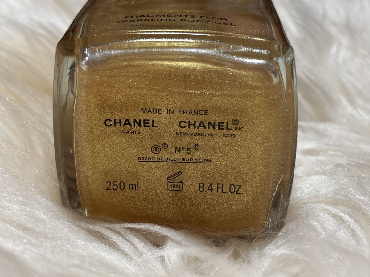 CHANEL Gold Body Glitter BIG BOTTLE 250ml (Neu (gemäss Beschreibung ...