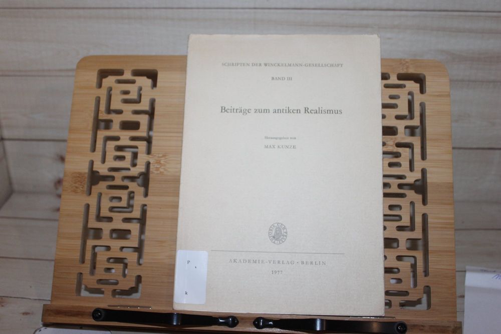 Beiträge zum antiken Realismus(Schriften der Winckelmann Ges (Gebraucht ...