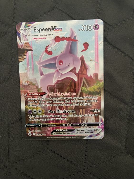 Espeon vmax alt Art Fusion Strike (Gebraucht) in Breitenbach für CHF ...