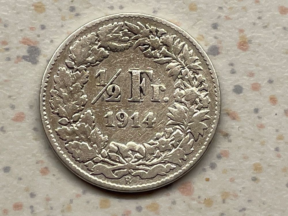 1914 50 Rappen uralter Jahrgang | Kaufen auf Ricardo