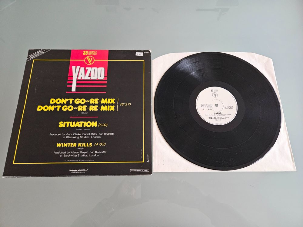 Yazoo Upstairs + Don't Go LP + 12" Vinyl Synth Pop Classic (Gebraucht ...