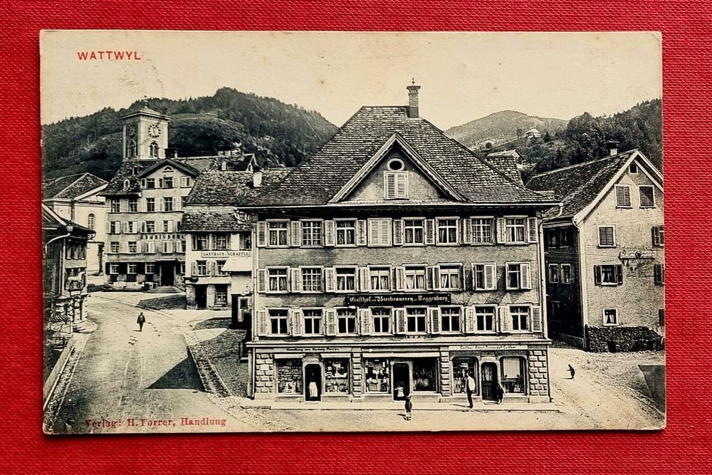 Wattwil Gasthaus Bier Brauerei Toggenburg 1910 Kaufen Auf Ricardo