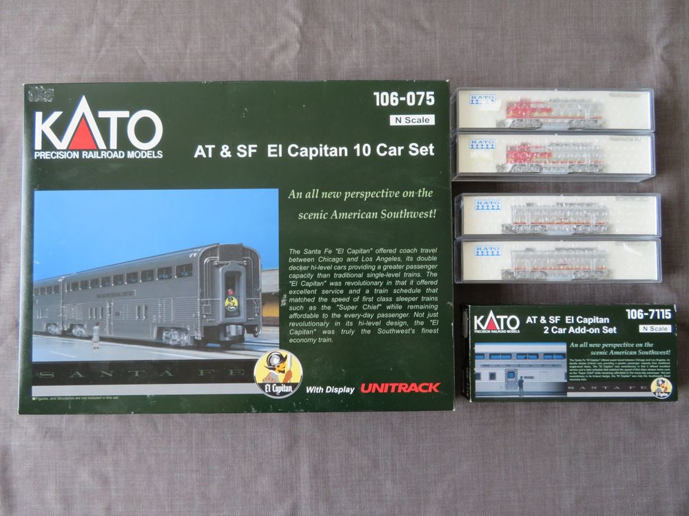 Kato Spur N - "El Capitan" Komplett 106-075/106-7115... (Neu (gemäss Beschreibung)) in Döttingen ...