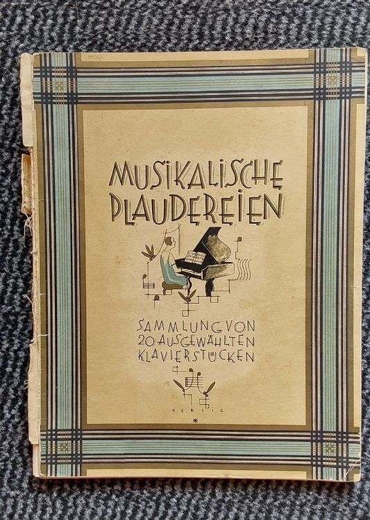 Alte Noten: Musikalische Plaudereien - 20 Klavierstücke 🎶 (Gebraucht ...