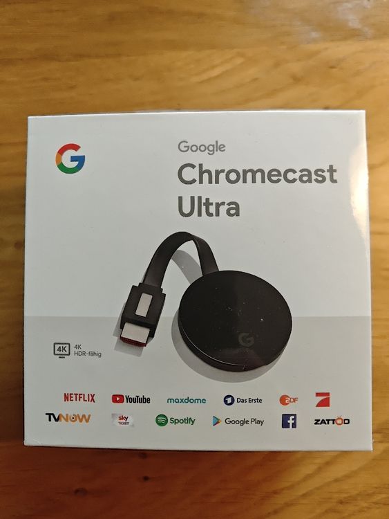 Google Chromecast Ultra 4K (Neu und originalverpackt) in Sargans für ...