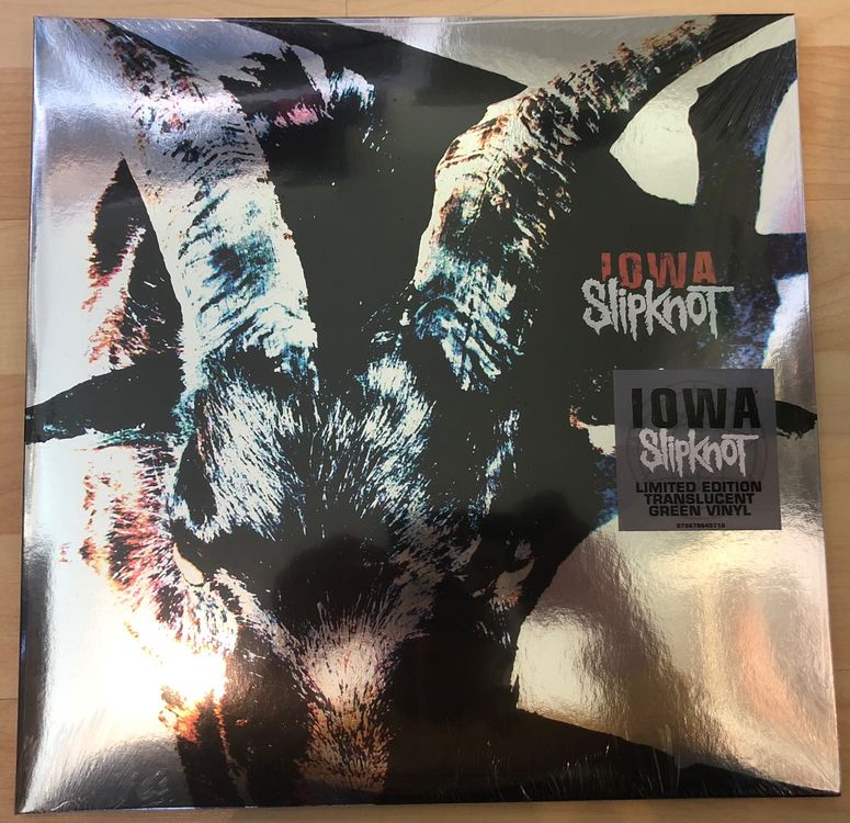 Slipknot IOWA Vinyl Lp Translucent Green Vinyl Verschweisst (Neu ...