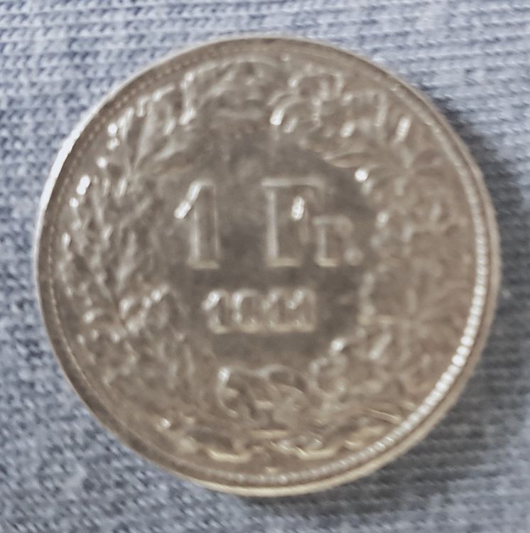 1 Franken 1911 uralte sehr rare Silbermünze ab nur 1 Fr !!! (Gebraucht) in Camignolo für CHF 2.6 ...
