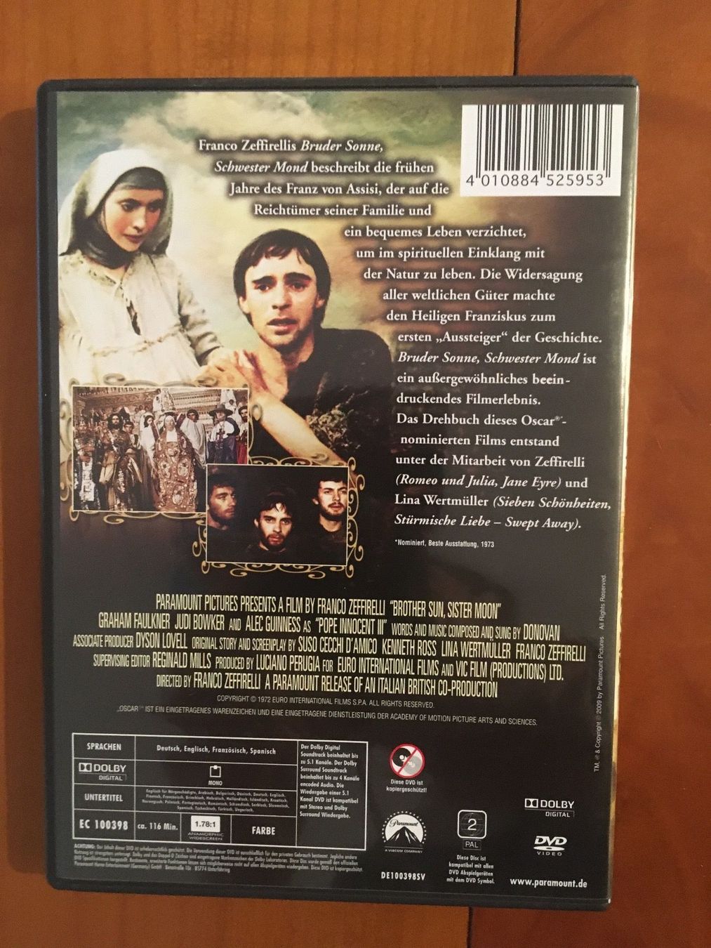 Bruder Sonne, Schwester Mond - Dvd - Franco Zeffirelli (Gebraucht) in Arbon für CHF 5 – mit ...