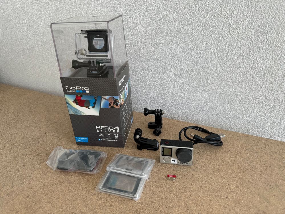 GoPro Hero 4 Silver Edition inkl. 64GB SandDisk | Kaufen auf Ricardo