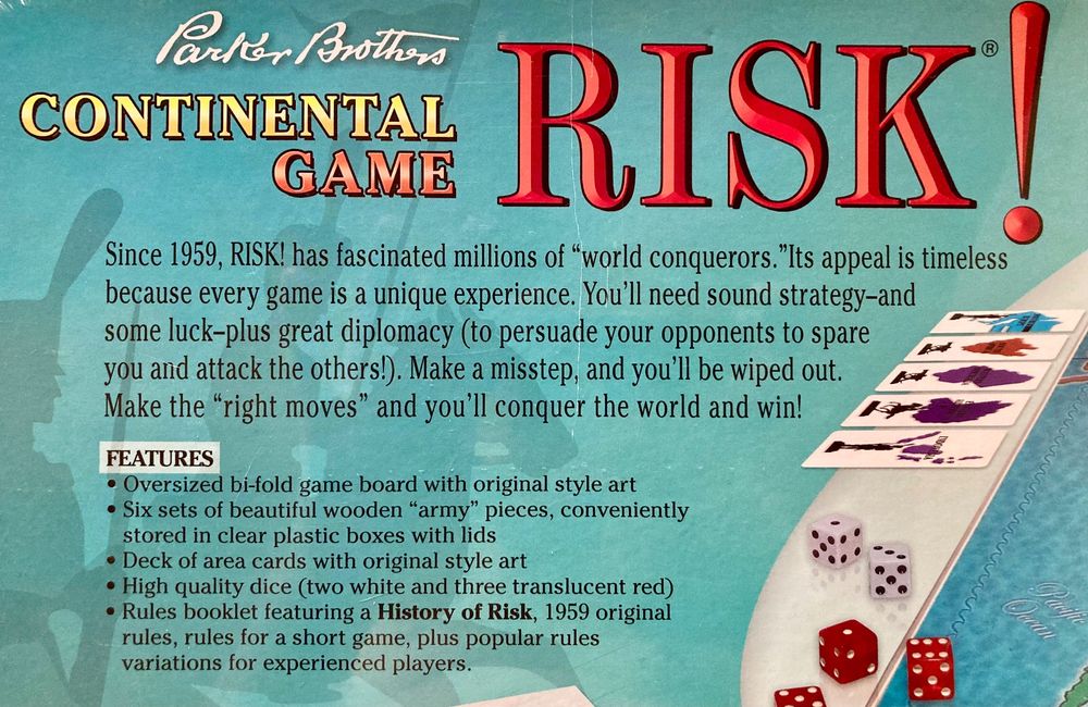 RISK! / Risiko (Neuauflage Original von 1959, NEU & sealed) (Neu und ...