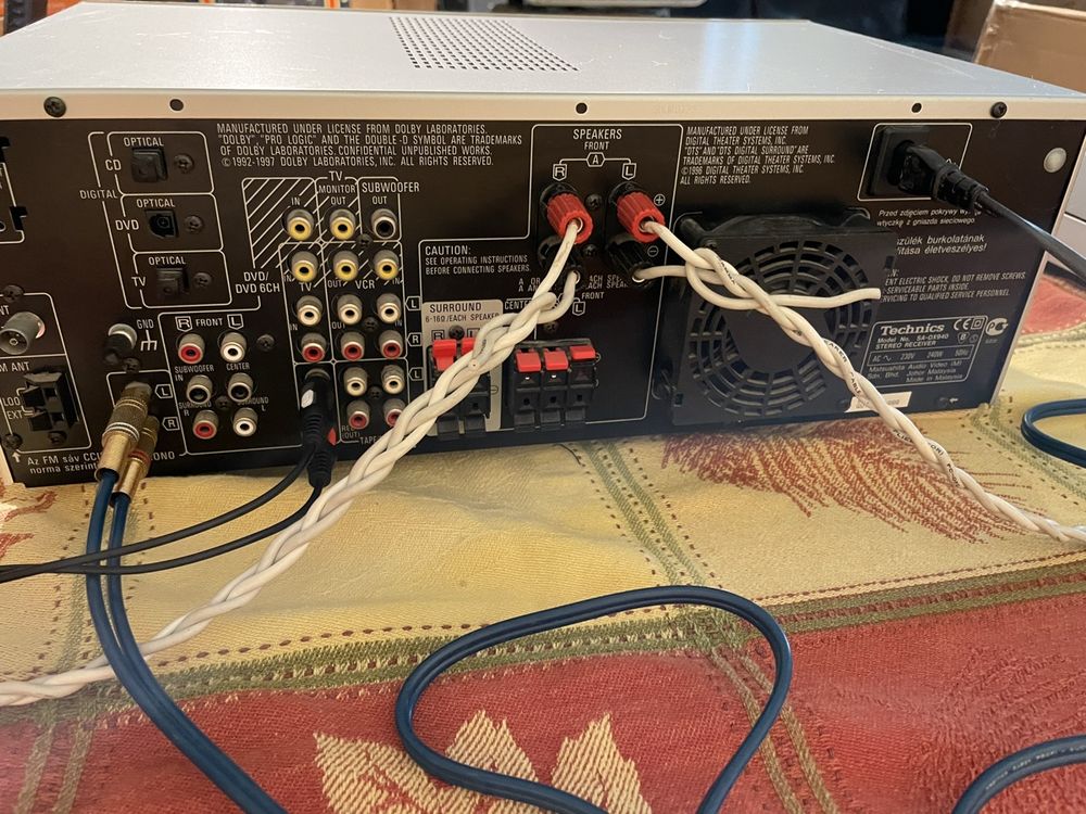 Technics SA-DX940 Dolby Digital DTS AV Receiver - verstärker (Gebraucht ...