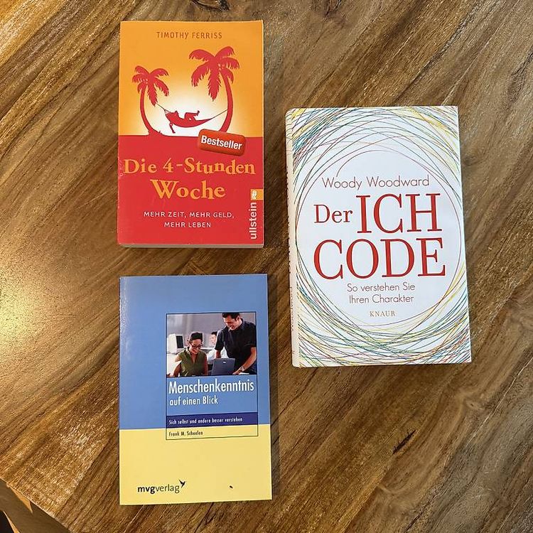 Bücher: Die 4-Stunden Woche, Der Ich Code, Menschenkenntnis (Gebraucht) in Oberengstringen für ...