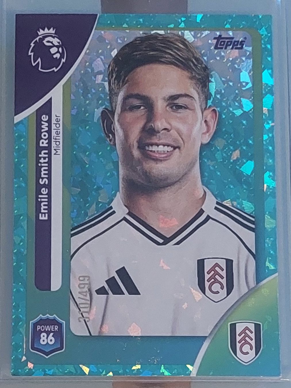 Topps Premier 2026 /499 Emile Smith Rowe Fulham Aqua Diamond (Neu ...