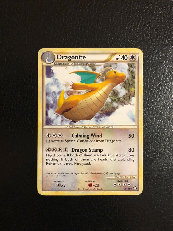 HGSS Triumphant Dragonite rare 18/102 Ab 1 (Gebraucht) in Paradiso für ...