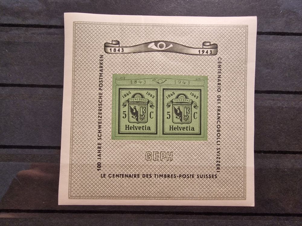 GENFER BLOCK W18 ** (Neu (gemäss Beschreibung)) in Aesch LU für CHF 4.9 – mit Lieferung auf ...