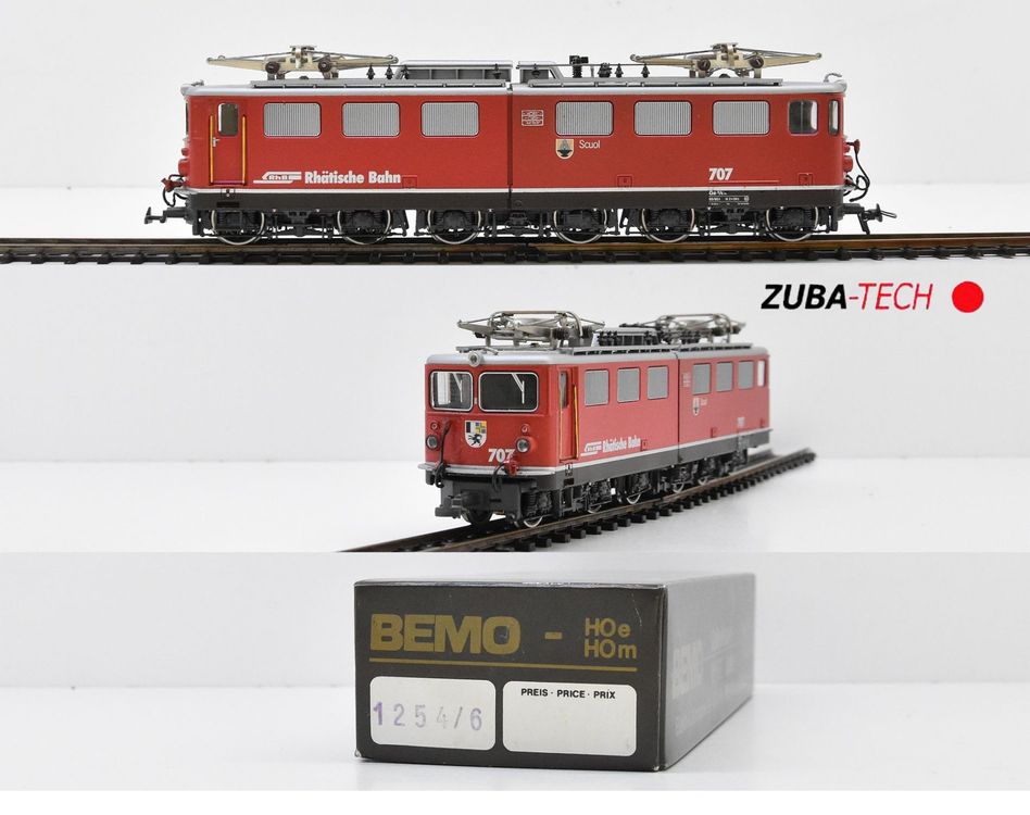 Bemo 1254/3 E-Lok Ge 6/6 II Scoul RhB H0m GS mit OVP | Kaufen auf Ricardo